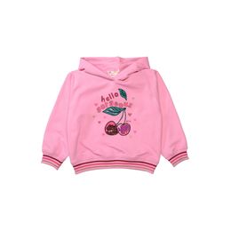 STACCATO Sweatshirt M&auml;dchen Gr&ouml;&szlig;e 104/110 gr&uuml;n / pink / rosa