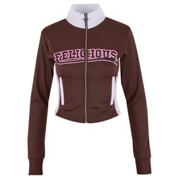 Felicious Trainingsjacke Damen Gr&ouml;&szlig;e XL schoko / altrosa / wei&szlig;