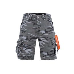 Poolman Pants ' Camo Streetline Camouflage Shorts ' male Grey size 33