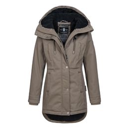 Navahoo Winter Jacket 'N038' female Brown size XXXL