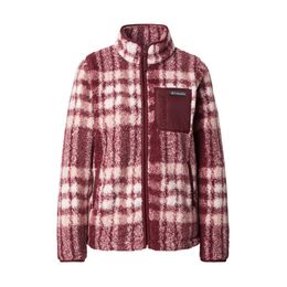 Columbia Funktionsfleecejacke 'West Bend' Damen Gr&ouml;&szlig;e XS weinrot / wei&szlig;