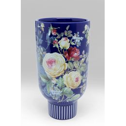 KARE Vase MAGIC ROSE blau