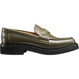Christian Dior Loafer - Dior Leather Loafers - Gr. 34_5 - in Gr&uuml;n - f&uuml;r Damen