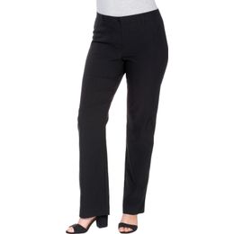 sheego Damen Bengalinhose in Bootcut-Form schwarz Gr&ouml;&szlig;e 40