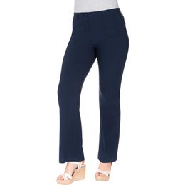 sheego Damen Bengalinhose in gerader Form marine Gr&ouml;&szlig;e 92