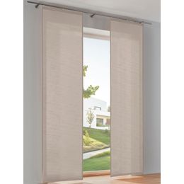 HEINE HOME Witt Schiebevorhang, taupe, Größe 225x60 cm