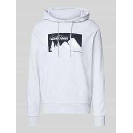 Jack & Jones Hoodie mit Motiv-Print Modell 'SUN'