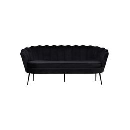 ebuy24 Sofa Nice Schwarz 181 x 78 cm | Gr.: onesize