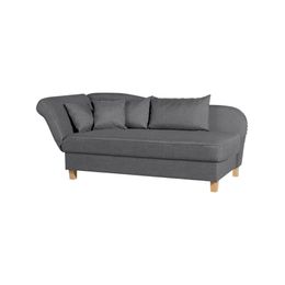 58 aufm Kessel RECAMIERE mit Armteil links klappbar Katia Flachgewebe Buche/graphit | Gr.: onesize