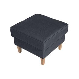 58 aufm Kessel HOCKER Karlen Bezug Flachgewebe Buche natur / denim | Gr.: onesize