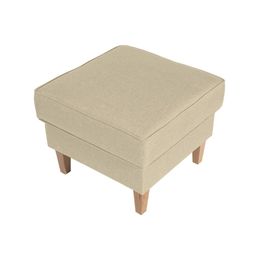 58 aufm Kessel HOCKER Karlen Bezug Flachgewebe Buche natur / beige | Gr.: onesize