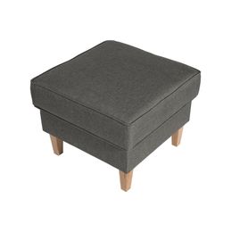 58 aufm Kessel HOCKER Karlen Bezug Flachgewebe Buche natur / hellgrau | Gr.: onesize