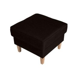 58 aufm Kessel HOCKER Karlen Bezug Flachgewebe Buche natur / schoko | Gr.: onesize