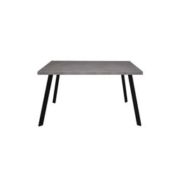 58 aufm Kessel ESSTISCH rechteckig Ediva 1 140 x 90 x 75 Esszimmertisch Schwarz/Graphit | Gr.: onesize