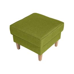 58 aufm Kessel HOCKER Karlen Bezug Flachgewebe Buche natur / apfel | Gr.: onesize