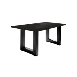 58 aufm Kessel ESSTISCH ausziehbar Eila 7 160 x 90 x 75 Esszimmertisch Schwarzstahl | Gr.: onesize
