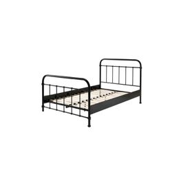 58 aufm Kessel METALLBETT Karlyn 210x111x129 aus Metall in Schwarz | Gr.: onesize