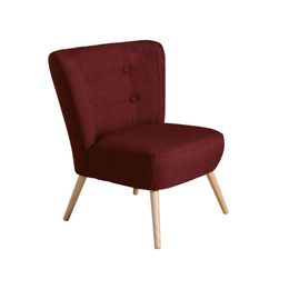 58 aufm Kessel SESSEL Kassi Bezug Flachgewebe Buche natur / rot | Gr.: onesize