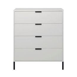 58 aufm Kessel KOMMODE Erna 81x45x102 Kreidegrau matt Lack | Gr.: onesize