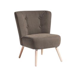 58 aufm Kessel SESSEL Kassi Bezug Veloursstoff Buche natur / sahara | Gr.: onesize