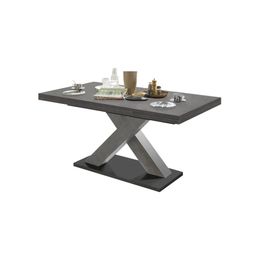 58 aufm Kessel ESSTISCH ausziehbar Elene 160x90x76 Graphit | Gr.: onesize