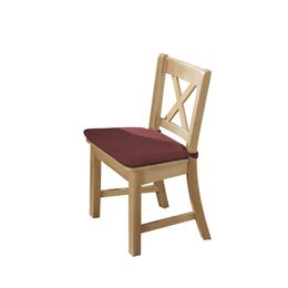 58 aufm Kessel ESSZIMMERSTUHL (2er-Set) Deborah aus Massivholz 47 x 53 x 90 Buche/Rot | Gr.: onesize