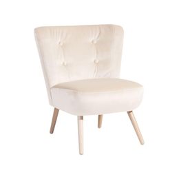 58 aufm Kessel SESSEL Kassi Bezug Samtvelours Buche natur / creme | Gr.: onesize