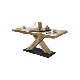 58 aufm Kessel ESSTISCH ausziehbar Elene 180x90x76 Plankeneiche | Gr.: onesize