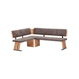 58 aufm Kessel ECKBANK Damla 155 x 205 x 84 Polsterbank Appalachian Eiche/Dunkelbraun | Gr.: onesize