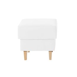 58 aufm Kessel HOCKER Karlen Bezug Veloursstoff Buche natur / creme | Gr.: onesize