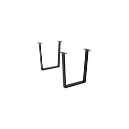 58 aufm Kessel TISCHGESTELL Daralis 64,5x72x Esstischgestell Metall Schwarz | Gr.: onesize