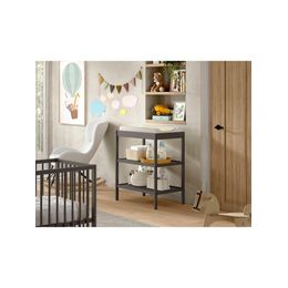 58 aufm Kessel WICKELREGAL Kara-lynn 79x50x95 aus Buche Massivholz Farbe Anthrazit | Gr.: onesize