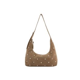 FREDsBRUDER FREDs BRUDER Endless Beads Schultertasche Leder 44 cm in taupe | Gr.: onesize