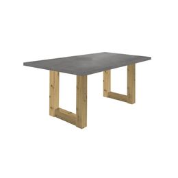 58 aufm Kessel ESSZIMMERTISCH Eila 2 180 x 90 x 75 Esstisch Asteiche/Graphit | Gr.: onesize