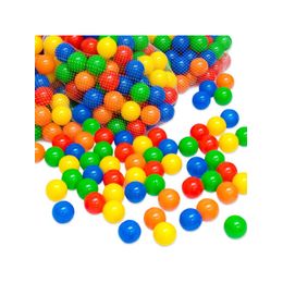 LittleTom 50x Bällebadbälle Elias 5,5 cm im 5-Farben-Mix | Gr.: onesize
