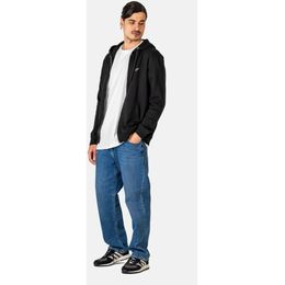 Reell Hoodie "Staple Terry Zip Hoodie" in Schwarz | Gr.: L