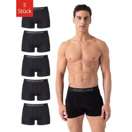 Burnell & Son 5er Pack Boxershorts in schwarz | Gr.: M