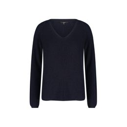 Zero Strukturpullover mit V-Ausschnitt in Hydrangea | Gr.: 44