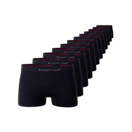 Vincent Creation Boxershorts 12er Pack, Microfaser - Seamless in schwarz | Gr.: S/M