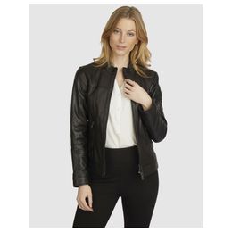 Bugatti Lederjacke in Schwarz | Gr.: 46