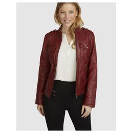 Bugatti Lederjacke in Rot | Gr.: 44