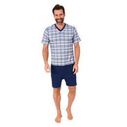 Normann Pflegeoverall kurzarm Rei&szlig;verschluss R&uuml;cken und Bein - 89022 in blau | Gr.: XS