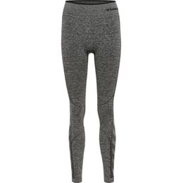 Hummel Leggings Hmlmt Una Multisport Damen in BLACK MELANGE | Gr.: XS