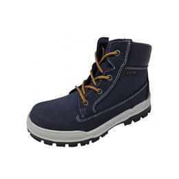 Jela shoes Leder-Winterboots "Lenny-Tex" in Dunkelblau | Gr.: 38