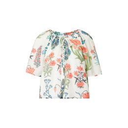 Object Bluse 'HELGA' Damen Gr&ouml;&szlig;e XS creme / blau / gr&uuml;n / lachs