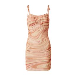 ABOUT YOU X Antonia Kleid 'May' Damen Gr&ouml;&szlig;e 38 beige / pastellorange / rostrot