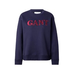 Gant Sweatshirt Damen Gr&ouml;&szlig;e XXL indigo / dunkelpink