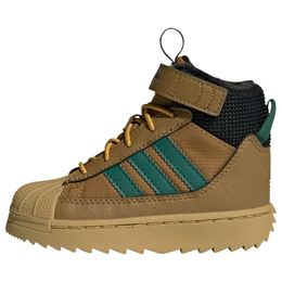 adidas originals Stiefel 'Superstar' Jungen Gr&ouml;&szlig;e 24 braun / petrol / schwarz