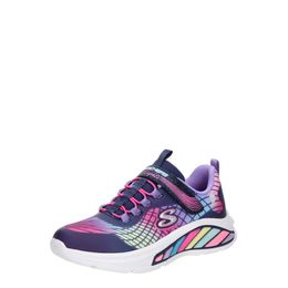 Skechers Sneaker 'RAINBOW CRUISERS - RAINBOW RE' Jungen Größe 35 marine / limone / lila / pink