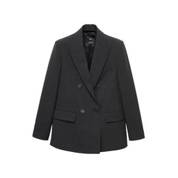 Mango Blazer 'Irise' Damen Gr&ouml;&szlig;e 32 anthrazit / hellgrau